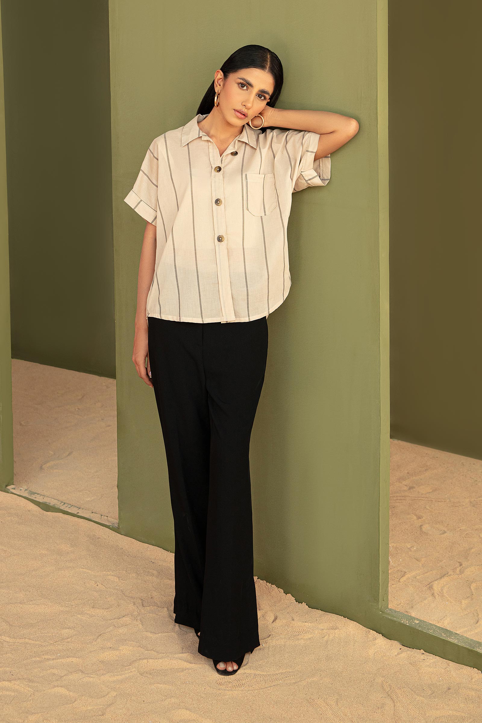 Shirt Ecru – M.Basics by Maria.B. (PK)