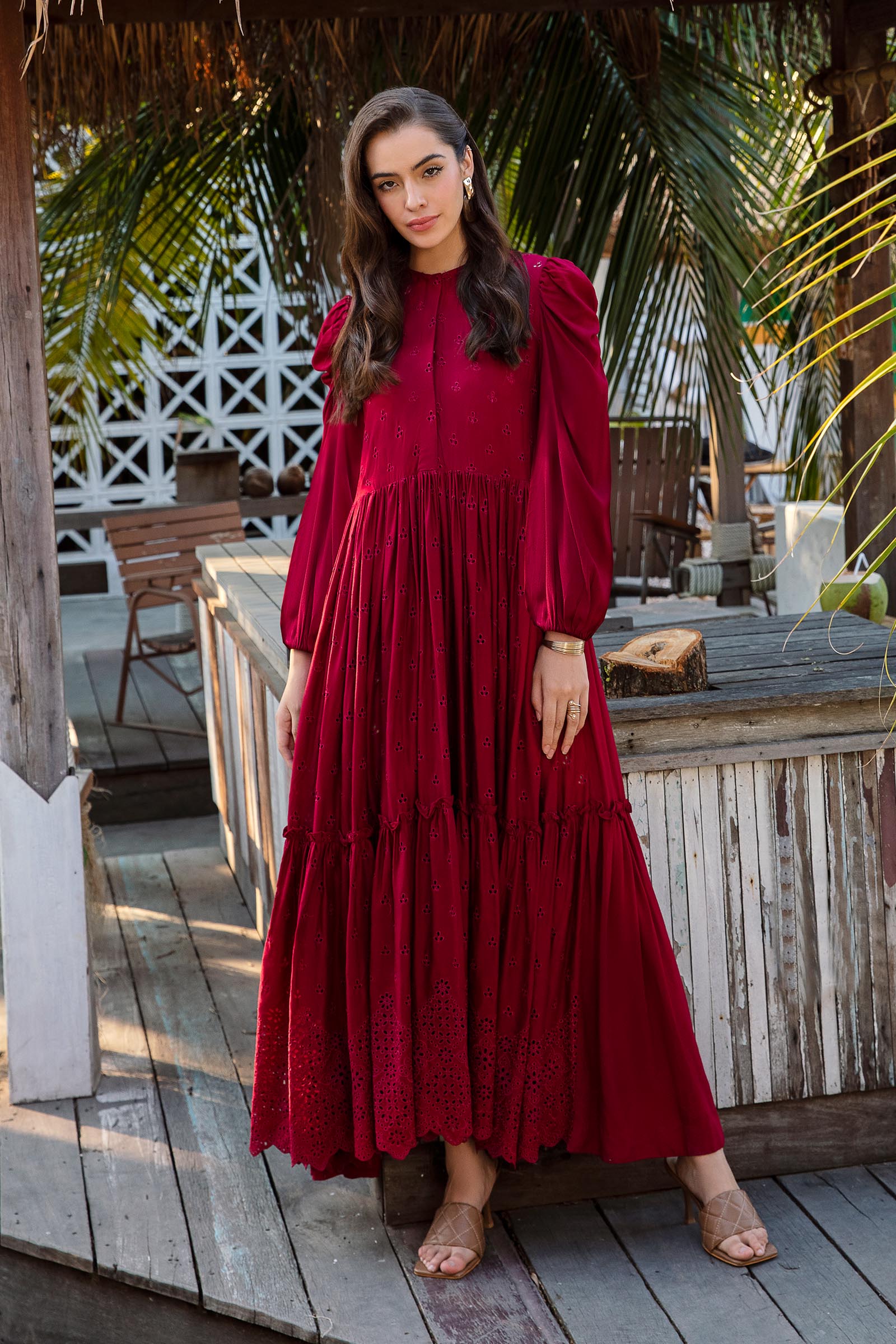 Shirt Maroon MB-EF23-198 – M.Basics by Maria.B. (PK)