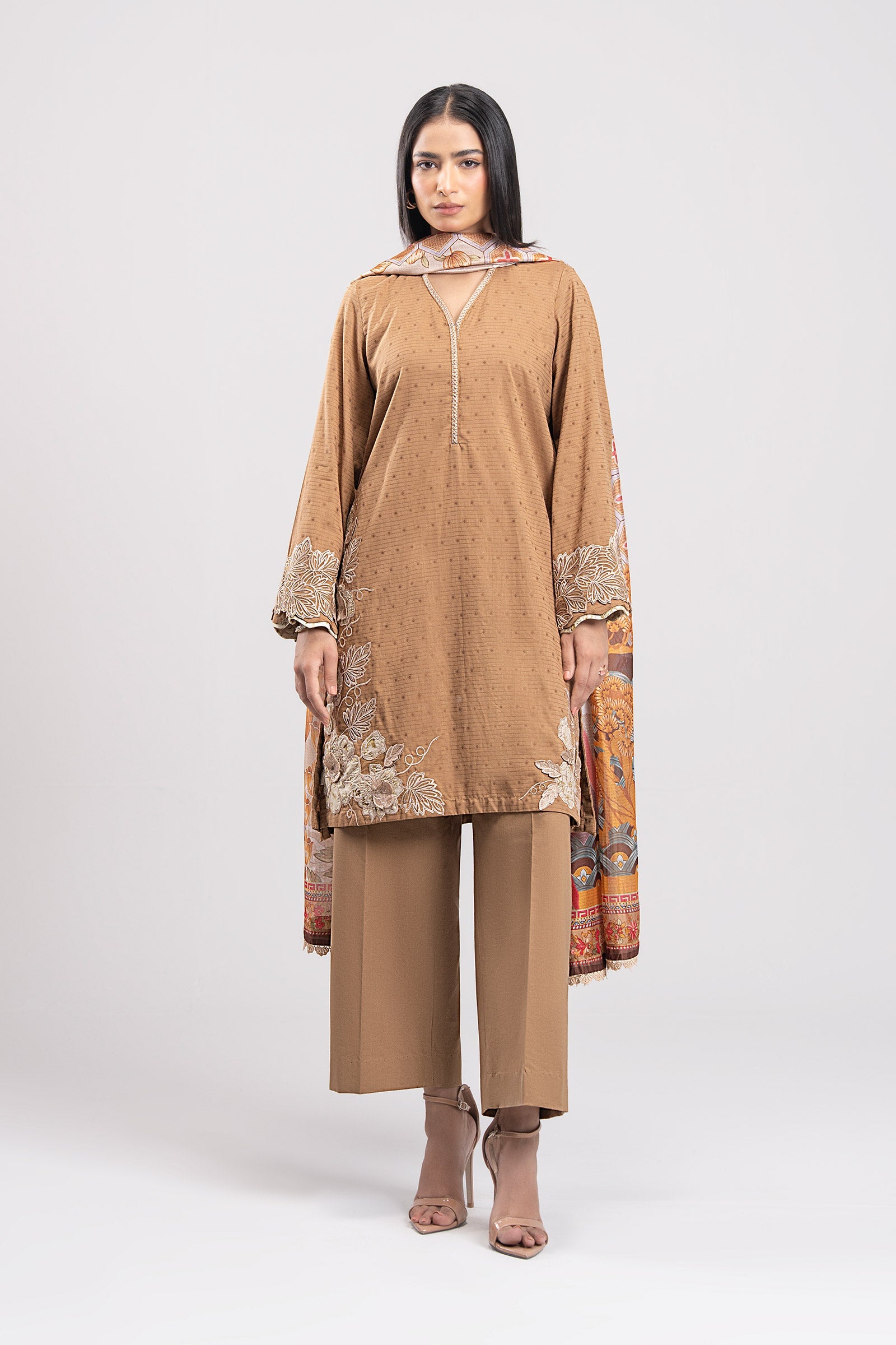 2 Pc Embroidered Lurex Suit – M.Basics by Maria.B. (PK)