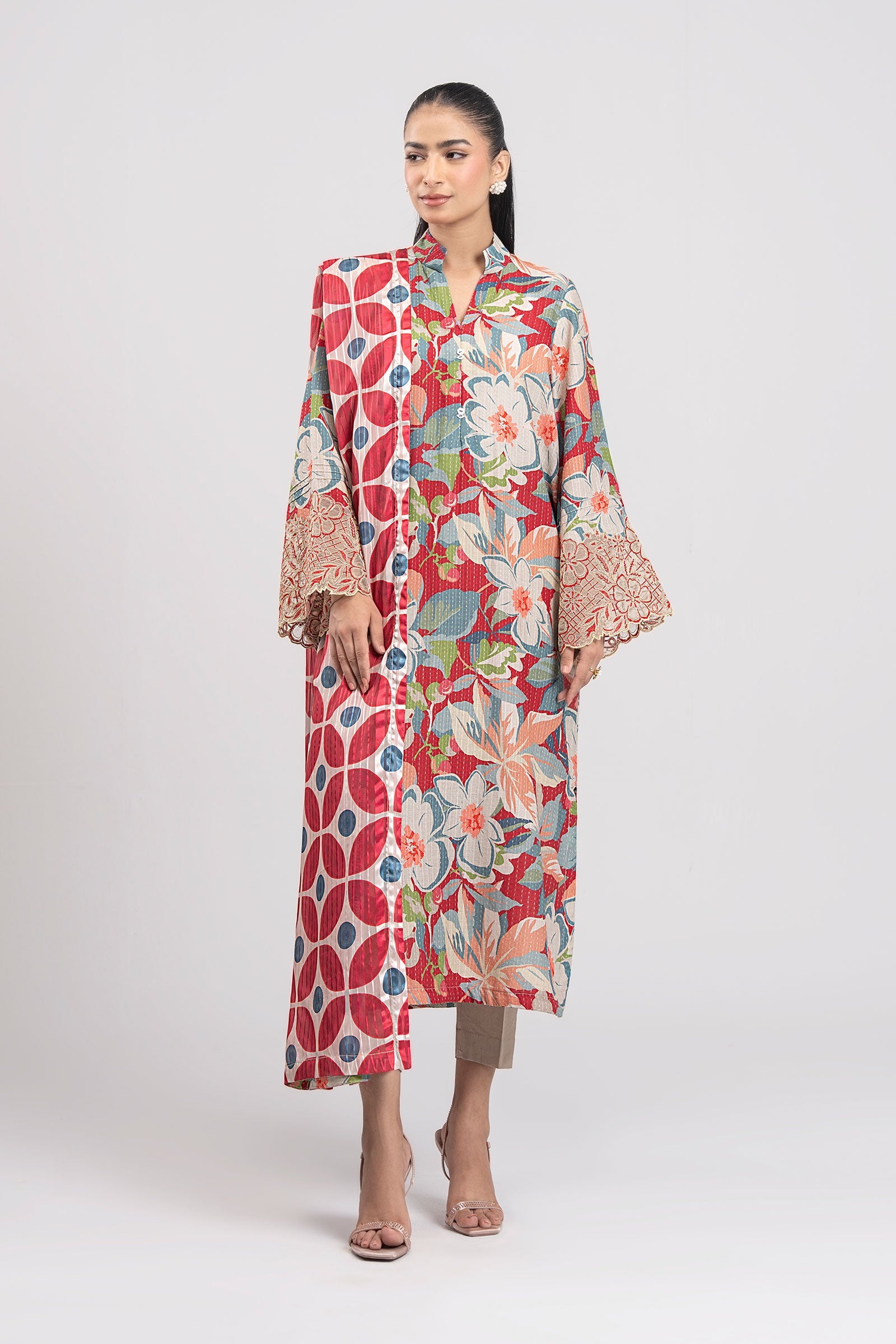 2 Pc Embroidered Lurex Cotton Suit – M.Basics by Maria.B. (PK)