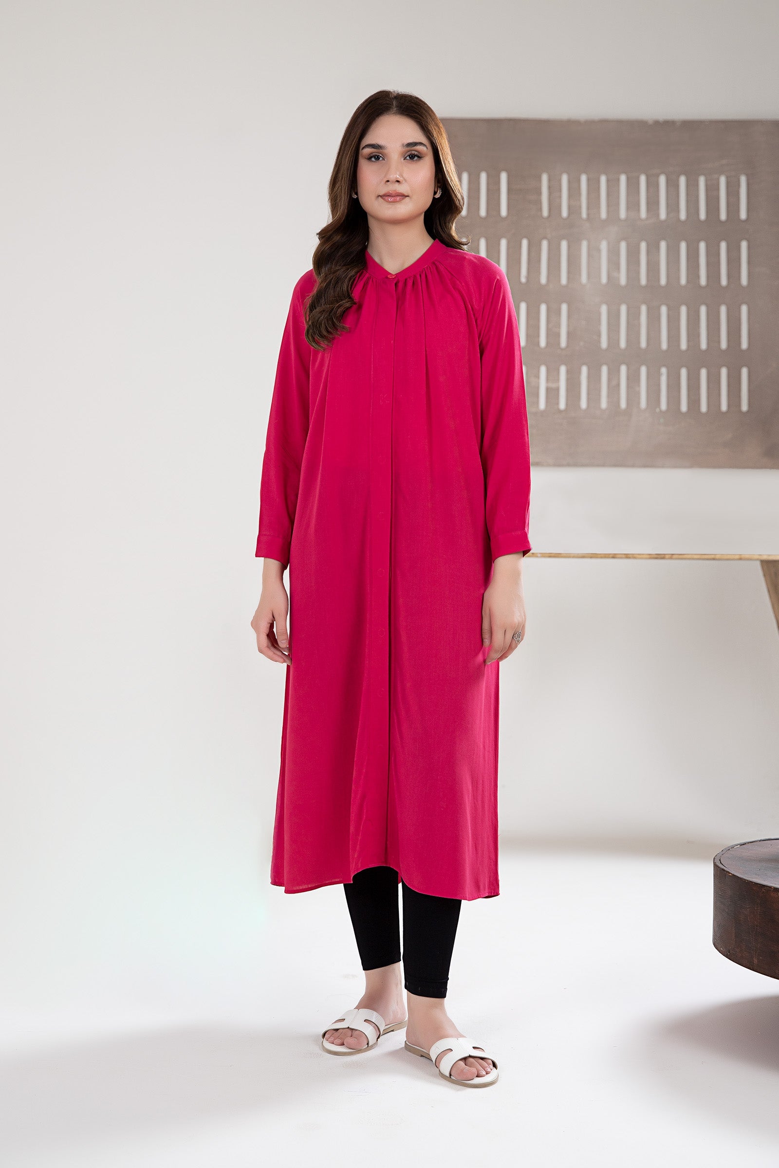 Solid Arabic Lawn Dress – m/basics by Maria.B. (PK)