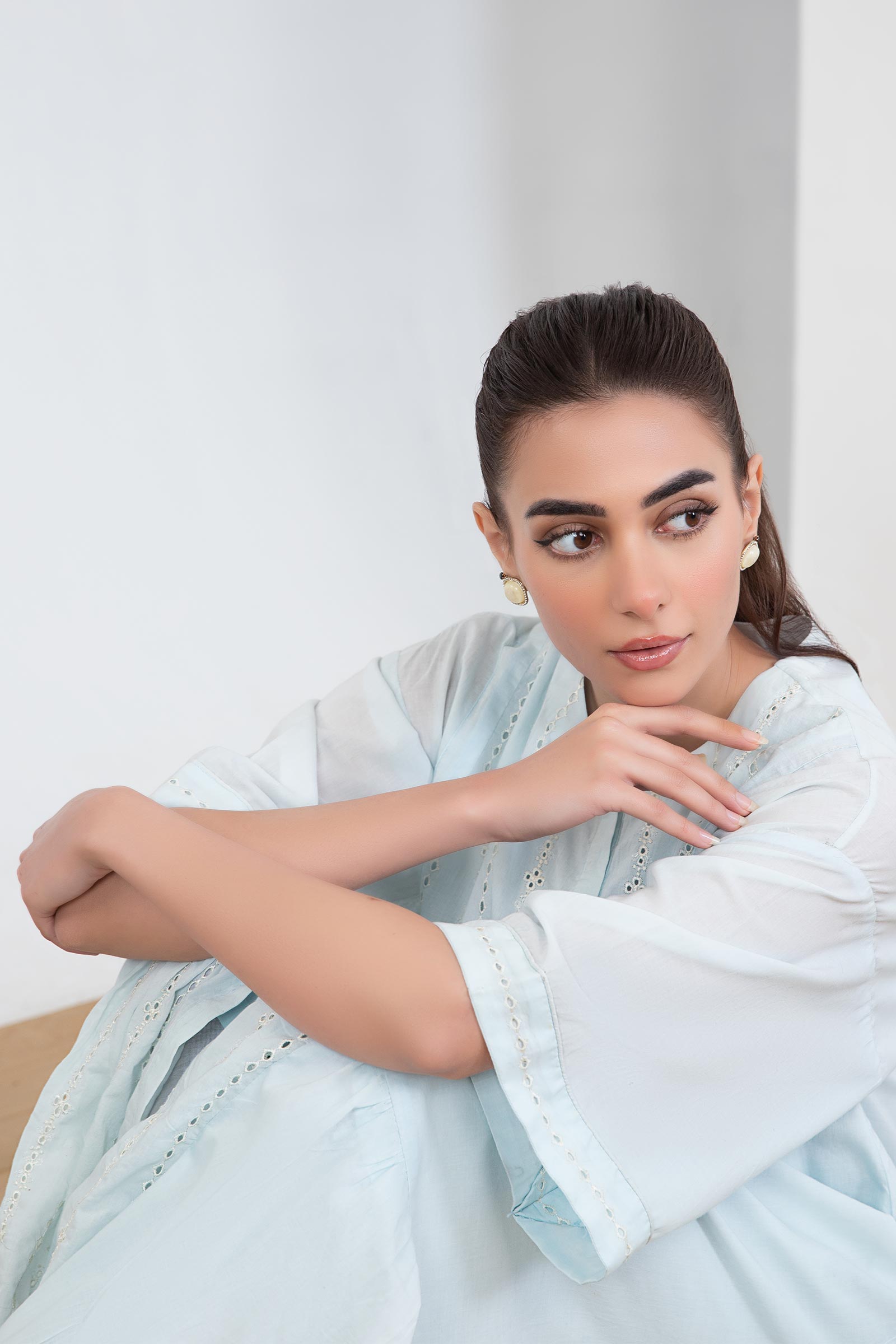 Embroidered Lawn Dress – m/basics by Maria.B. (PK)