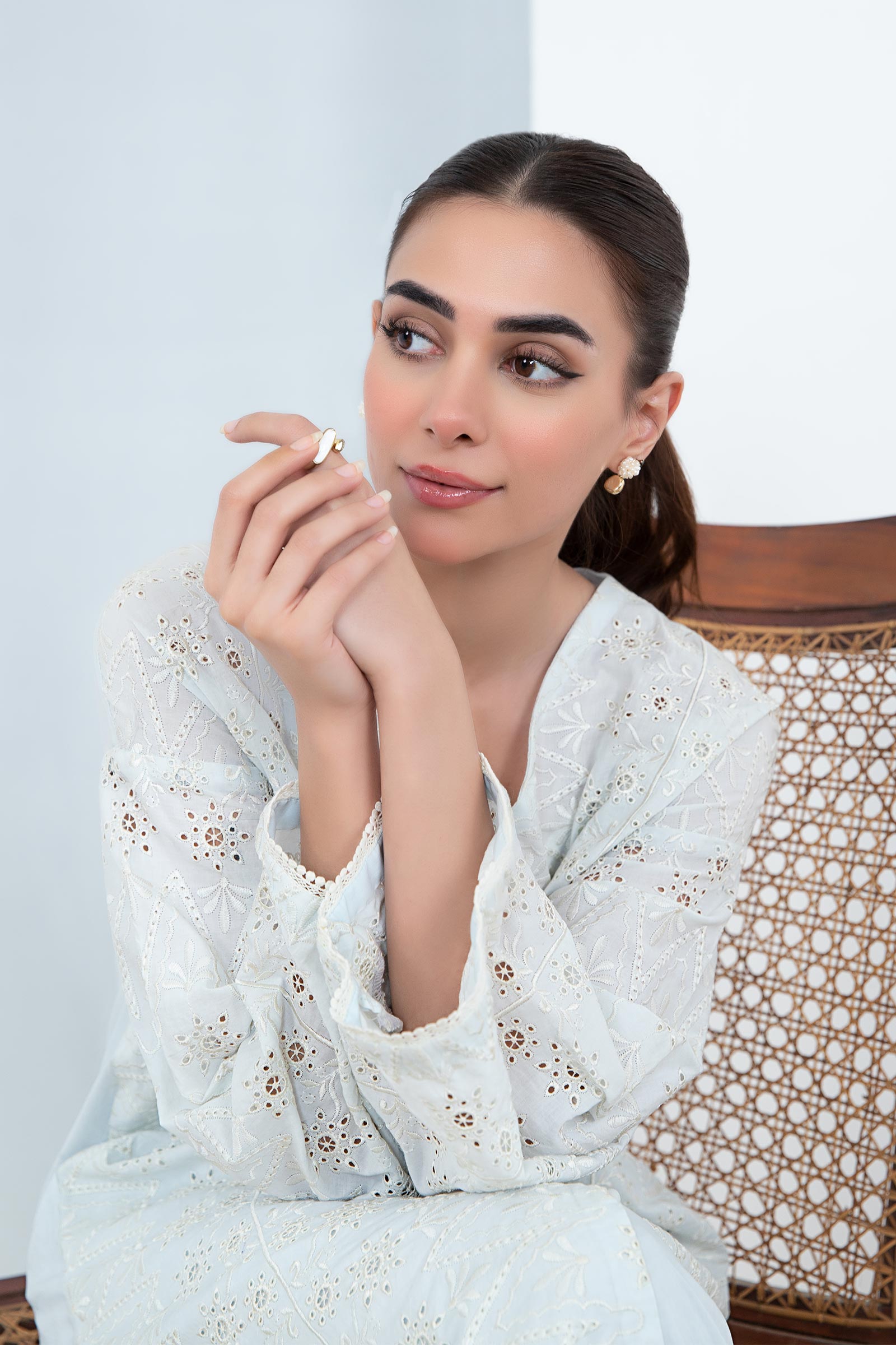 Embroidered Lawn Tunic Shirt – M.Basics by Maria.B. (PK)