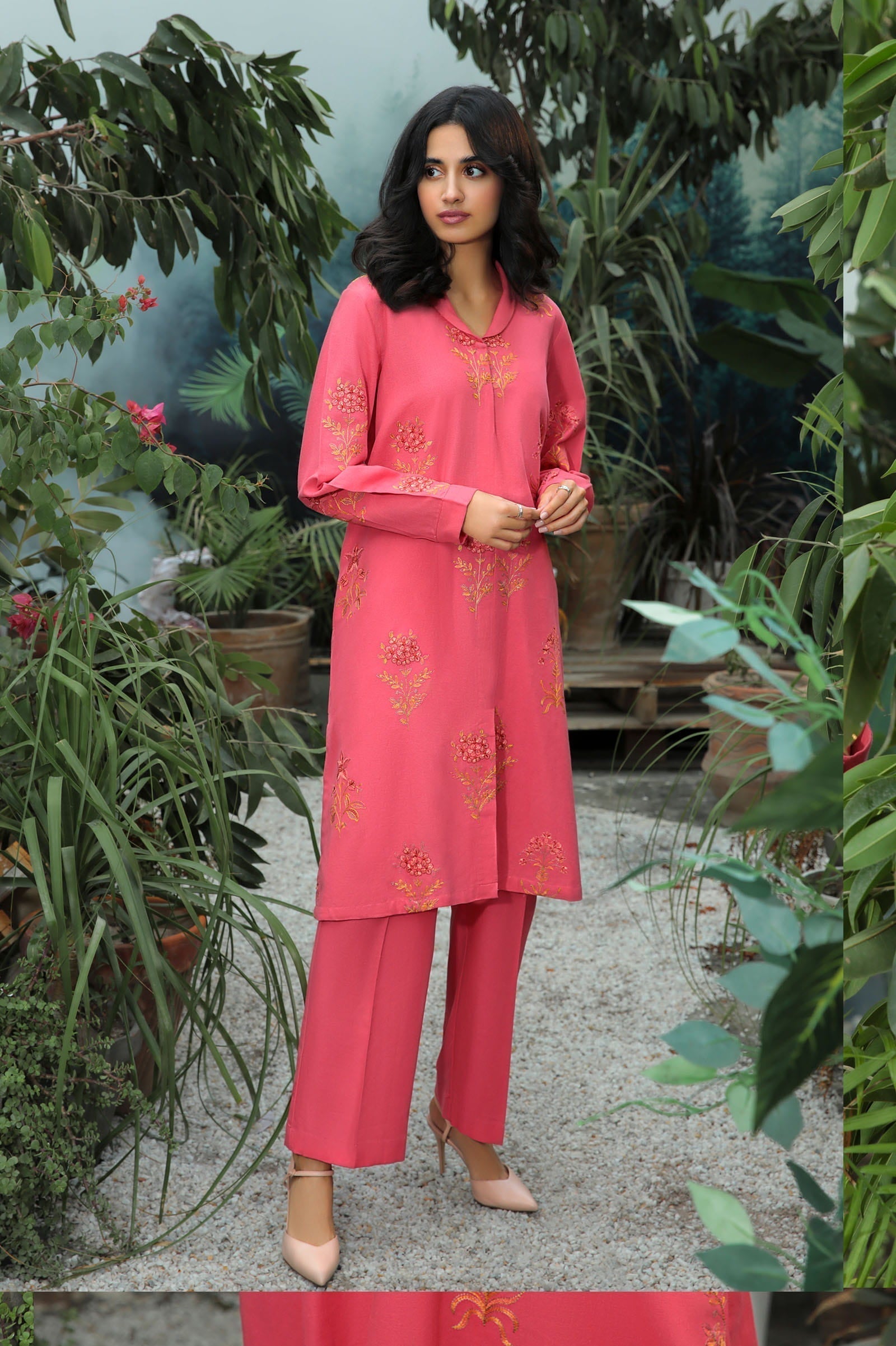 Suit Pink MB-W22-276 is available in Pink Color - Maria.B. – m/basics ...