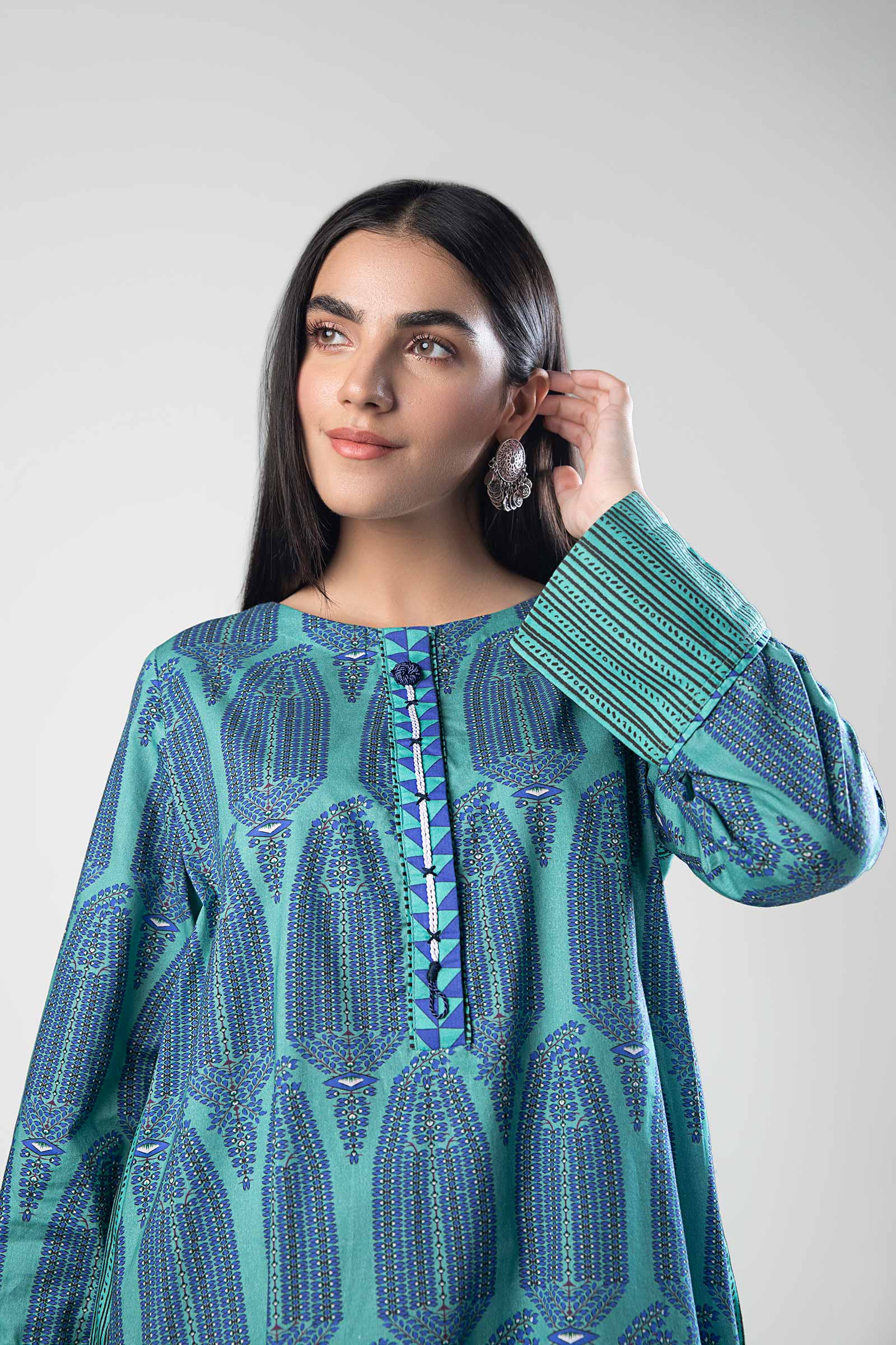 Printed Cambric Shirt – M.Basics by Maria.B. (PK)