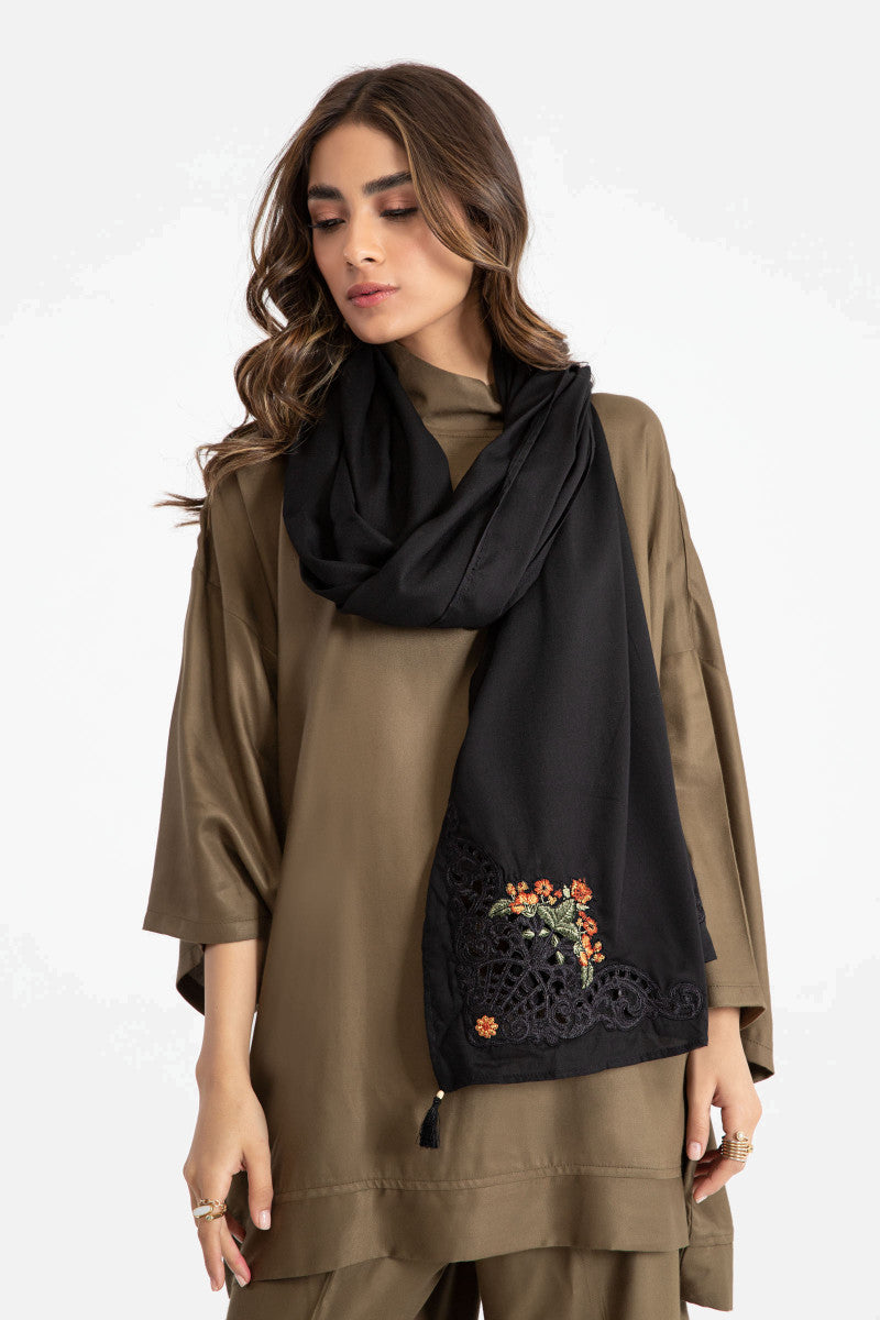 Scarf Black MB-W22-327 – m/basics by Maria.B. (PK)